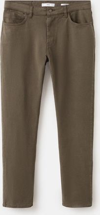 Mango Jean Patrick slim fit Ultra Soft Touch kaki - Homme - 38 - MANGO MAN