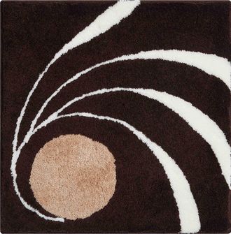 GRUND COLANI Exklusiver Designer Badteppich 100% Polyacryl, ultra soft, rutschfest, &Ouml;KO-TEX-zertifiziert, 5 Jahre Garantie, Colani 18, WC-Vorlage o.A. 60x60