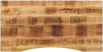 vidaXL vidaXL Schreibtischplatte mit Aussparung 140x60x2,5cm Massivholz Mango