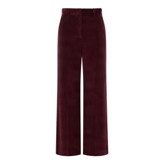 Max Mara Tania Weite Hose - - Trousers - Damen - Rot - 2XS