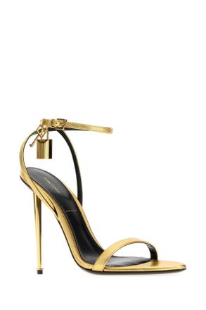Tom Ford Metallic Leather Sandal - Gold
