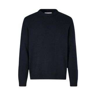 Sams&oslash;e & Sams&oslash;e Homme, Pulls, Bleu, Taille: XL Pull Isak Tricot Sant&eacute;