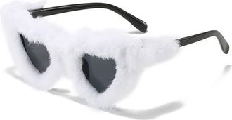 Generic Lunettes de soleil tendance farfelues pour hommes et femmes, pare-soleil dextérieur, décoration de fête de vacances (couleur : A, taille : moyen) 2026