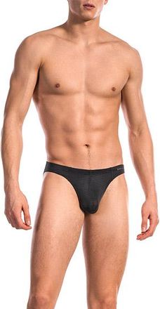 Olaf Benz Herren Slip schwarz Mikrofaser unifarben