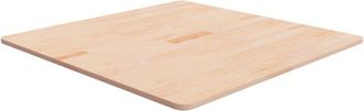 vidaXL Dessus de table carré 80x80x1,5 cm Bois chêne massif non traité Vidaxl