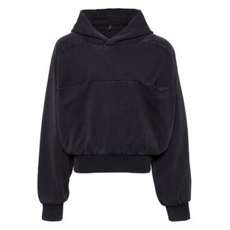 Entire studios Double Hood Ink Stylish Hoodie - - Sweatshirts & Hoodies - Damen - Schwarzk - XS