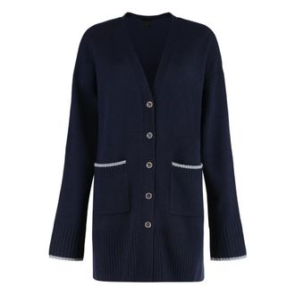 Pinko Tasmania Cardigan - - Knitwear - Damen - Blau - M