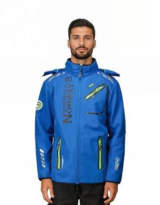 Geographical Norway Royaudb Men Dsitri Prod Veste Softshell Capuche Homme Impermeable Manteau Outdoor Blouson Coupe Vent Tactique Resistant Randonnee Ski Automne Hiver Pr