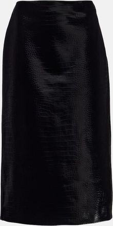 Gucci Bleistiftrock aus Leder