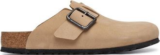 Birkenstock Pantoletten Boston Wire Buckle 1031584 Beige