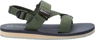Jack Wolfskin Herren Urban Entdeckung Belt Sandal M, Thyme Green, 45.5 EU