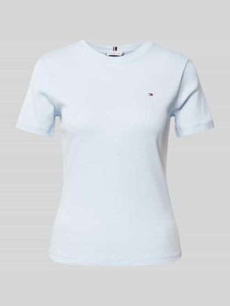 Tommy Hilfiger Slim Fit T-Shirt mit Label-Detail