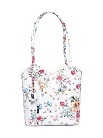 Anna Luchini Mehrfarbig Rindsledertasche