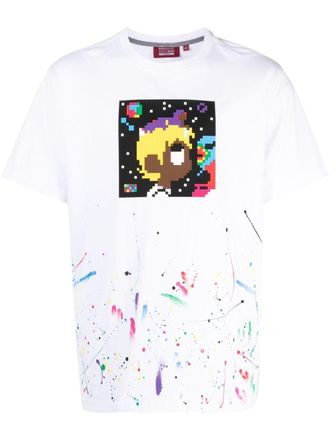 Mostly Heard Rarely Seen t-shirt Head In The Stars - Blanc
