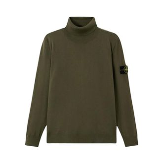 Stone Island Homme, Pulls, Vert, Taille: XL Pull Col Roul&eacute;