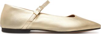 Tommy Hilfiger Ballerinas Tommy Hilfiger Hilfiger Gold Ballerinas FW0FW09320 Goldfarben