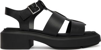 Calvin Klein Sandalen Calvin Klein Chunky Sandal Fisherm Lth HW0HW02904 Schwarz