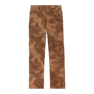 Isabel Marant Lewys Kunstlederhose - - Trousers - Herren - Braun - W42