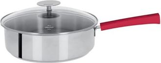 Cristel Exceliss S26MFE Schmorpfanne, Edelstahl, 26 cm + Deckel, antihaftbeschichtet, Kollektion Mutine