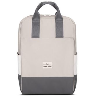 Johnny Urban Rucksack Damen & Herren Sand Grau - Jona Large - Stylischer Tagesrucksack mit Laptopfach für Uni, Business, Schule - Nachhaltig - Wasserabweisend