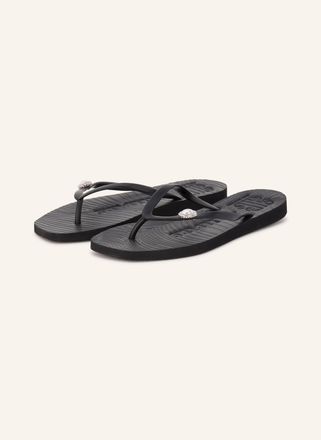 Sleepers Sleepers Zehentrenner Pearl Marseille Mit Schmucksteinen schwarz