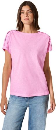 Cecil Damen T-Shirt mit Knopfdetail