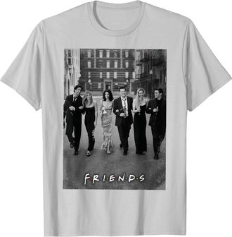 Friends TV Show Poster Iconic Group NYC Street Retro Fan 90er Jahre T-Shirt