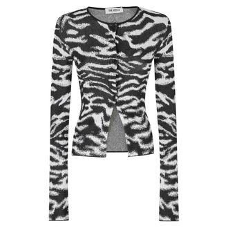 The Attico Strickjacke mit Tiermotiv - - Knitwear - Damen - Wei&szlig; - M