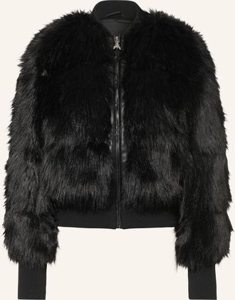 Patrizia Pepe Patrizia Pepe Kunstfell-Jacke schwarz