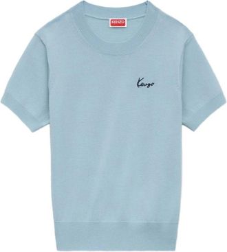Kenzo Femme, Tops, Bleu, Taille: 36 FR Top