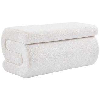 Sweeek Design Bank mit Bouclé-Bezug 1-2 Plätze