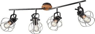 Trio Plafonnier Led 4 lampes culot E27 - Trio - Madras IV