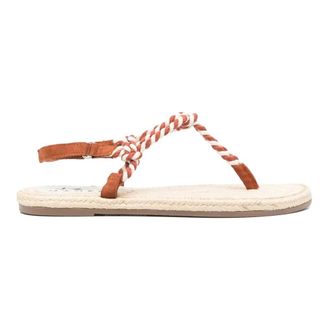 Maneb&igrave; Flat Sandalen - - Shoes - Damen - Braun - 41 EU