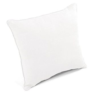 HOME MAISON Kissen, Leinen, 45 x 45 cm, Weiß