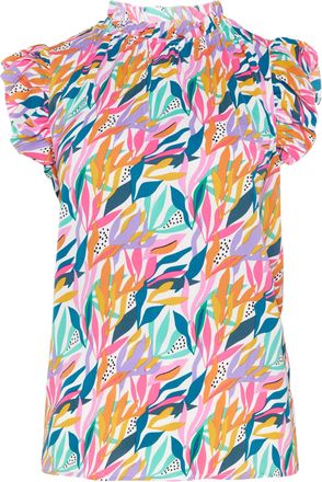 Usha Bluse Frauen mehrfarbige Rose