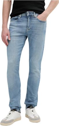 Calvin Klein Herren Jeans Hose Skinny mit Stretch, Blau (Denim Light), 34W/31L