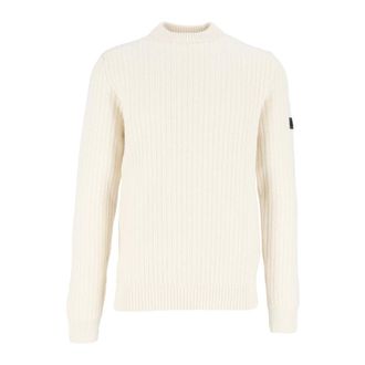 Barbour Homme, Pulls, Blanc, Taille: L Oxham Crew Jumper
