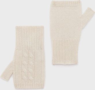 Gerard Darel Mitaines en cachemire - GUMI - Ecru