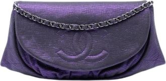Chanel Pre-owned Vintage Crossbody - Femme - Pre-owned - Violet - Taille: ONE Size