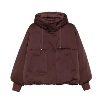 Duno Giada Kurze Steppjacke - - Jackets - Damen - Braun - S