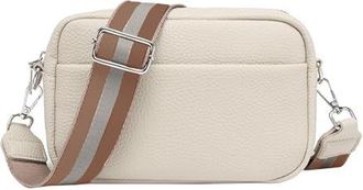 Generic Petit sac à bandoulière en cuir tissé avec bretelles pour femme, polyvalent, décontracté, pour toutes les saisons, beige, Taille unique