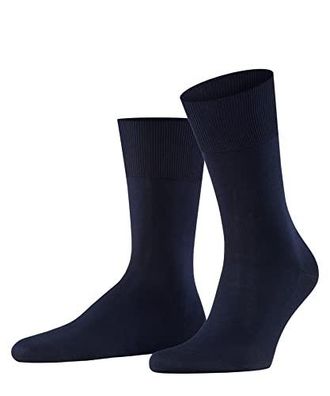 Falke Firenze M So coton unies 1 paire, Chaussettes Homme, Bleu Dark Navy 6370, 39-40