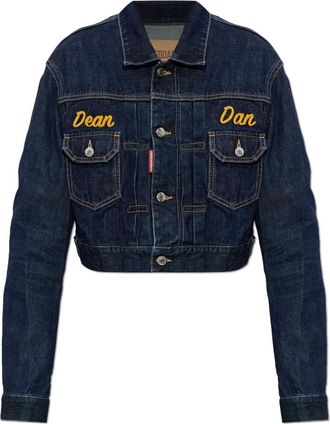 Dsquared2 Femme, Vestes, Bleu, Taille: 38 FR Denim Jacket