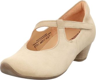 Think Damen AIDA chromfrei gegerbte nachhaltige Halbschuhe, ICED Coffee 4000