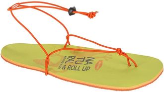 Lizard Roll UP, Sandalen Freizeit und Sportbekleidung, Unisex, Erwachsene, Gr&uuml;n/Orange, 38 EU, Gr&uuml;n orange, 38 EU