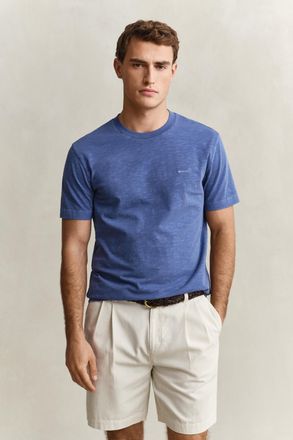 GANT Herren Gewaschenes T-Shirt (XXXL) VINTAGE Blau