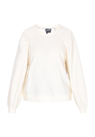 Dreimaster Dreimaster Sweatshirt Frauen cremefarben
