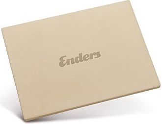 Enders Pizzastein eckig 40x30, extra gro&szlig;e Fl&auml;che f&uuml;r gro&szlig;e Pizzen, ideal zum Zubereiten einer knusprigen Pizza oder s&uuml;&szlig;em Geb&auml;ck, optimale Hitzespeicherung,