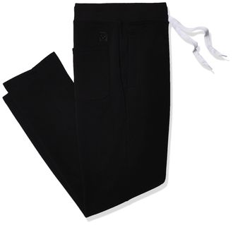 Southpole Herren Active-Fleece-Jogginghose mit Offenem Boden, Normale Gr&ouml;&szlig;en Trainingshose, Black Open, 41-44.5