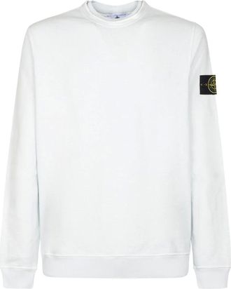 Stone Island Homme, Sweatshirts et sweats &agrave; capuche, Bleu, Taille: S SweaT-shirt ras du cou coupe classique